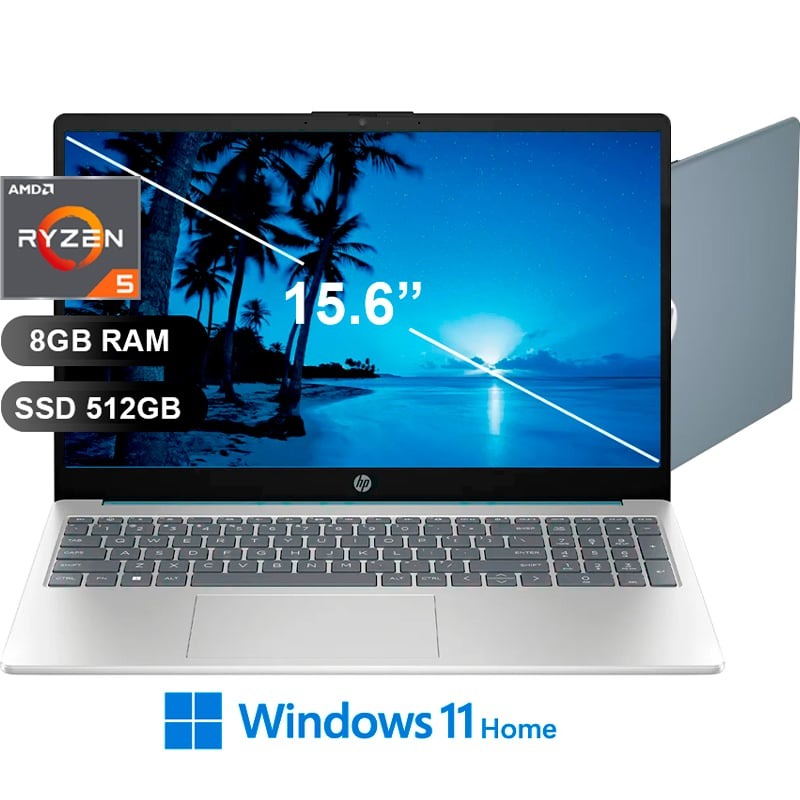 LAPTOP HP R5-7520U 8GB RAM DDR5 512GB SSD 15.6 FHD W11 - Onlytec Peru